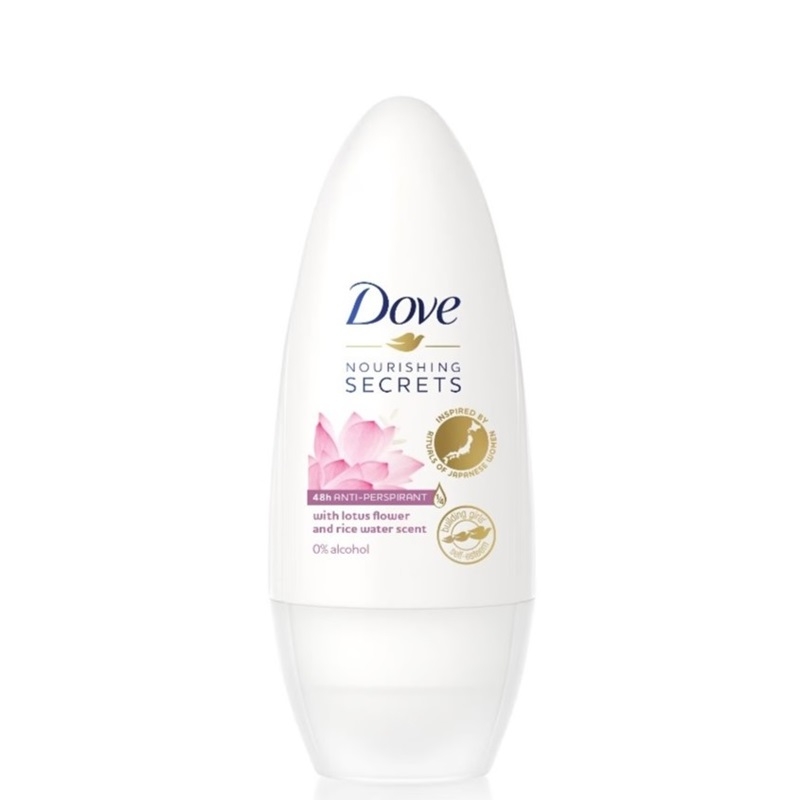 Dove Deodorant Lotus Flower Rice Water 50ml | Let's deal
