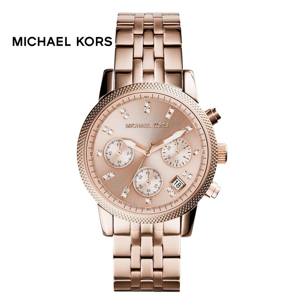 Michael Kors Roséguld Rostfritt Stål MK6077 Damklocka | Let’s deal