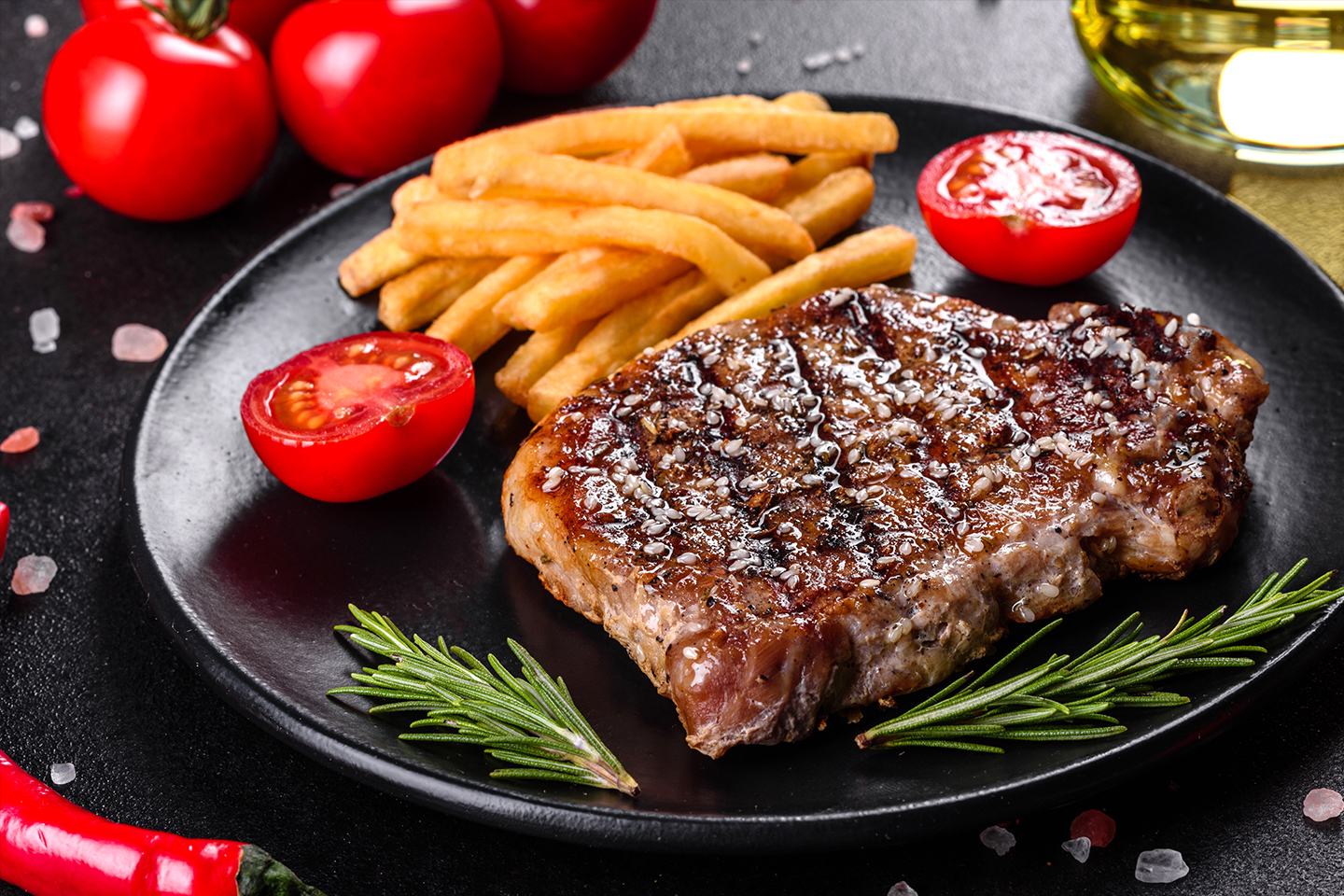 Spis deg god og mett på entrecóte eller Indrefilet av okse i hjertet av ...