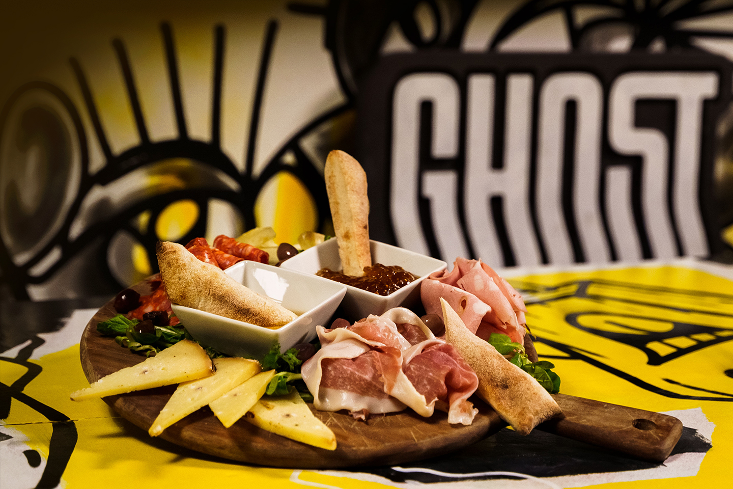 Tasting meny hos Ghost Pizza for kun 199,- pr. pers | Let's deal