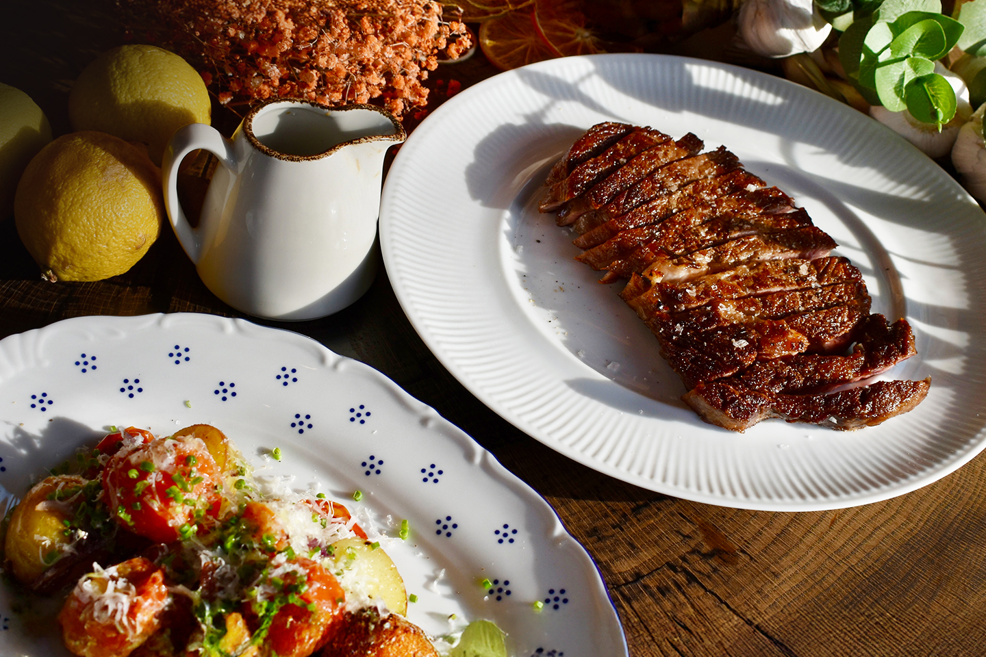 Velg mellom Entrecôte eller Pasta med Entrecôte + en enhet hos Haus di ...