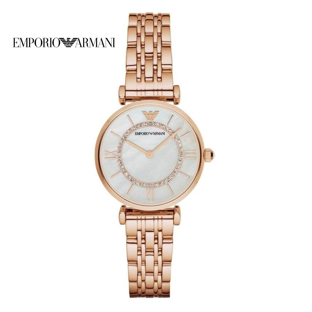 Emporio Armani Roséguld Rostfritt Stål AR1909 Damklocka | Let’s deal